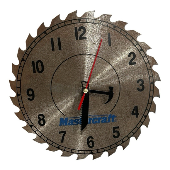 MasterCraft | Wall Decor | Vintage Mastercraft Sawblade Clock | Poshmark